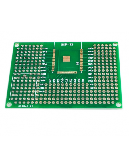 Double Sided 5x7CM Proto PCB Board For ESP8266 ESP-12F ESP-12E ESP32 ESP32S