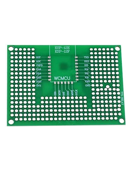 Double Sided 5x7CM Proto PCB Board For ESP8266 ESP-12F ESP-12E ESP32 ESP32S