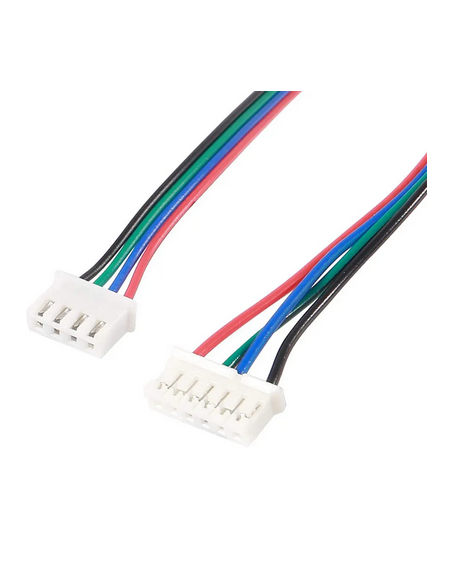 Cable Stepper Motor 1M, XH2.54, 4 broches vers XH2.0, 6 broches.