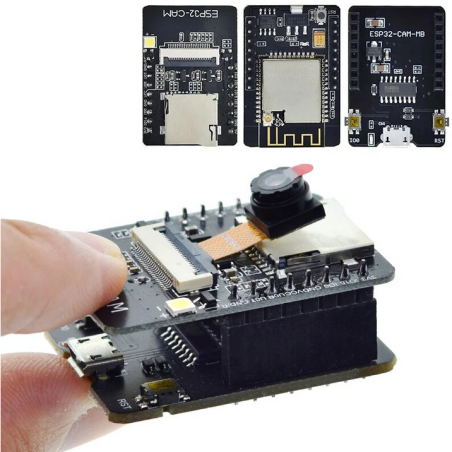 ESP32-CAM module with camera OV2640 MICRO USB à Port Série CH340G