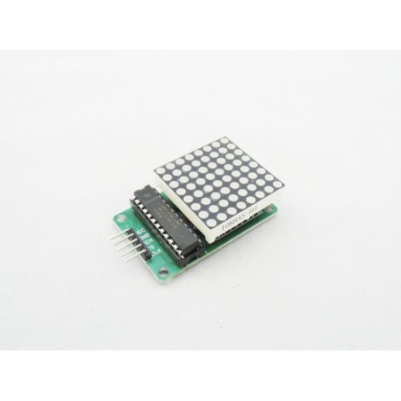 MAX7219 8x8 Red LED Matrix Module | HackSpark