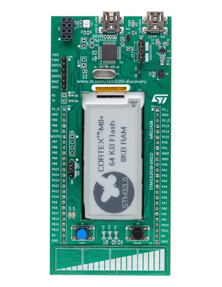 STM32 L 053 Discovery with E-Paper (32L0538DISCOVERY: Discovery kit for ...