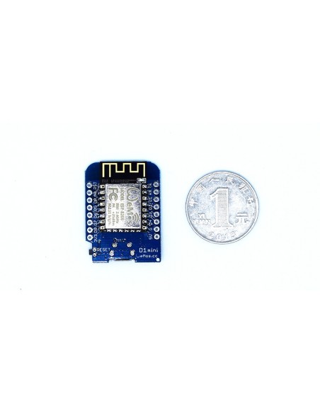 D1 Mini (Wemos ESP8266, Arduino-compatible layout, wifi, 80/160Mhz, 4Mb ...