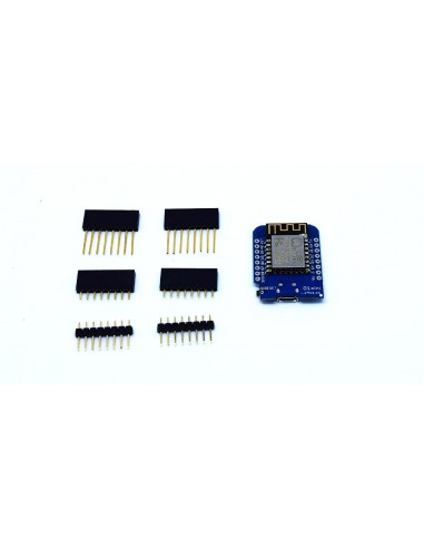 D1 Mini (Wemos ESP8266, Arduino-compatible layout, wifi, 80/160Mhz, 4Mb ...
