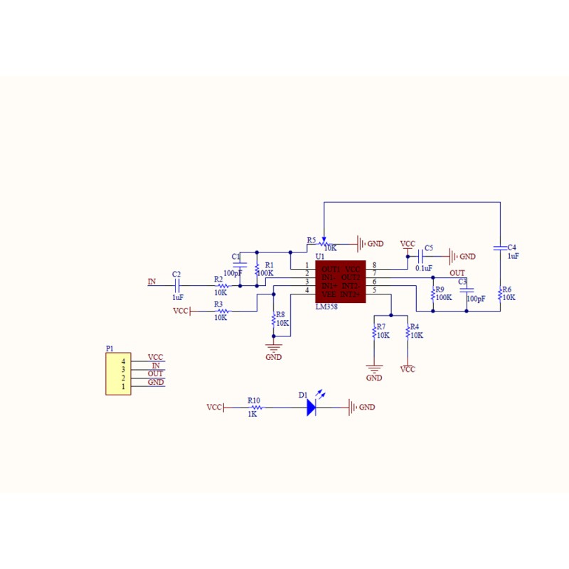 LM358 Operational Amplifier Module
