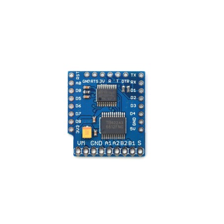 WeMos D1 Mini Motor Drive Shield - Pilotage Moteurs I2C | HackSpark