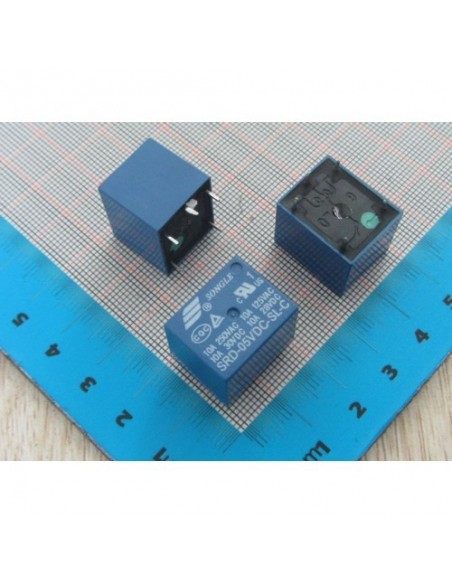 Relais 5V 10A 250VAC Songle SRD-05VDC-SL-C Mini Relay Module Arduino ...