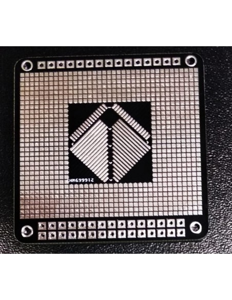 QFN / QFP / TQFP / LQFP 16-64 to DIP Adapter/Breakout PCB Board ( CMS SMD )