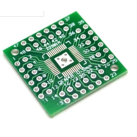 QFN44/QFN48 (0.5mm) Breakout Board