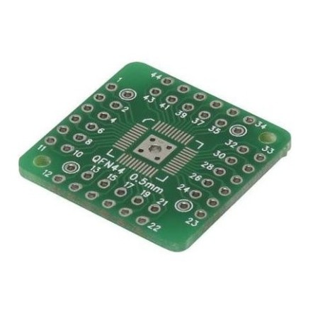 QFN44/QFN48 to DIP Breakout Board - 0.5mm Pitch | HackSpark