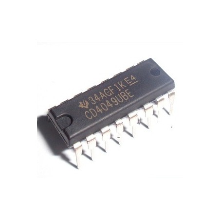 CD4049UBE CMOS Hex Inverting Buffer and Converter (DIP)