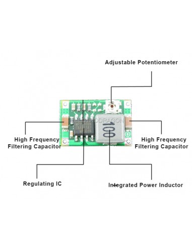 MP2307 DC-DC Switching Buck Step-Down Module