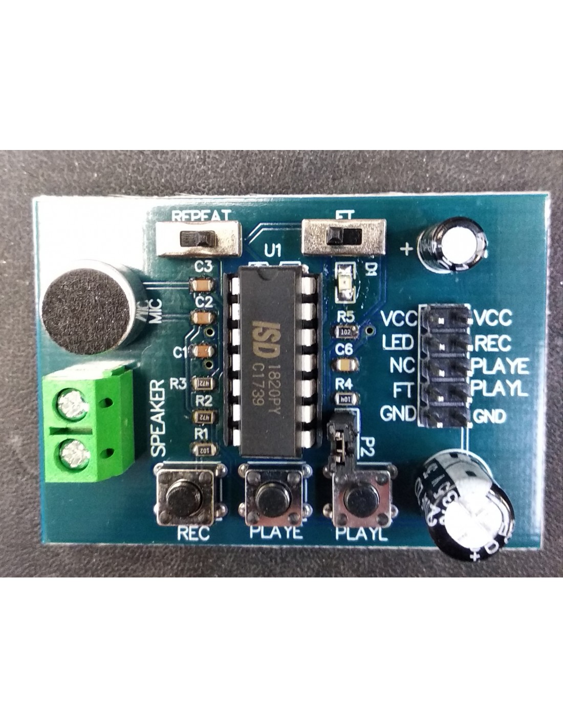 ISD1820 Voice Recording Module