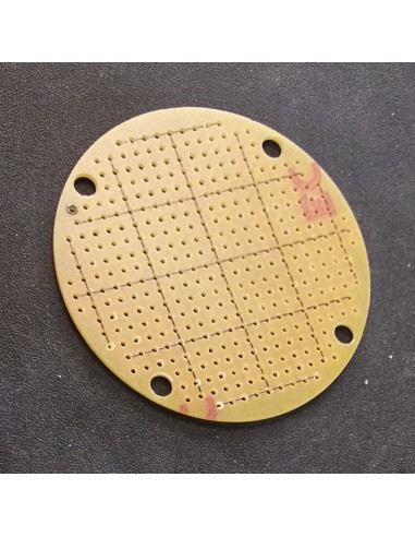 Board universal single sided round prototyping 60mm protoboard