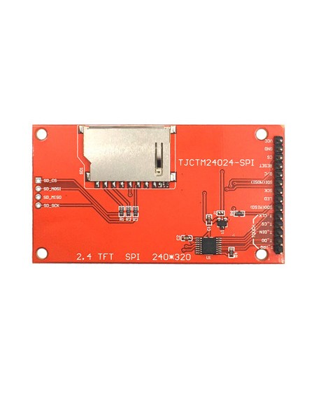 2.4" Serial TFT LCD 240X320 Display SPI (ILI9341)(Raspi and Arduino)