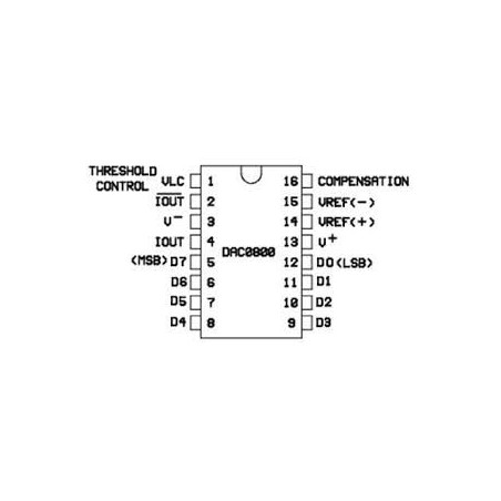 DAC0800 LCN (8-Bit Digital-to-Analog Converters)