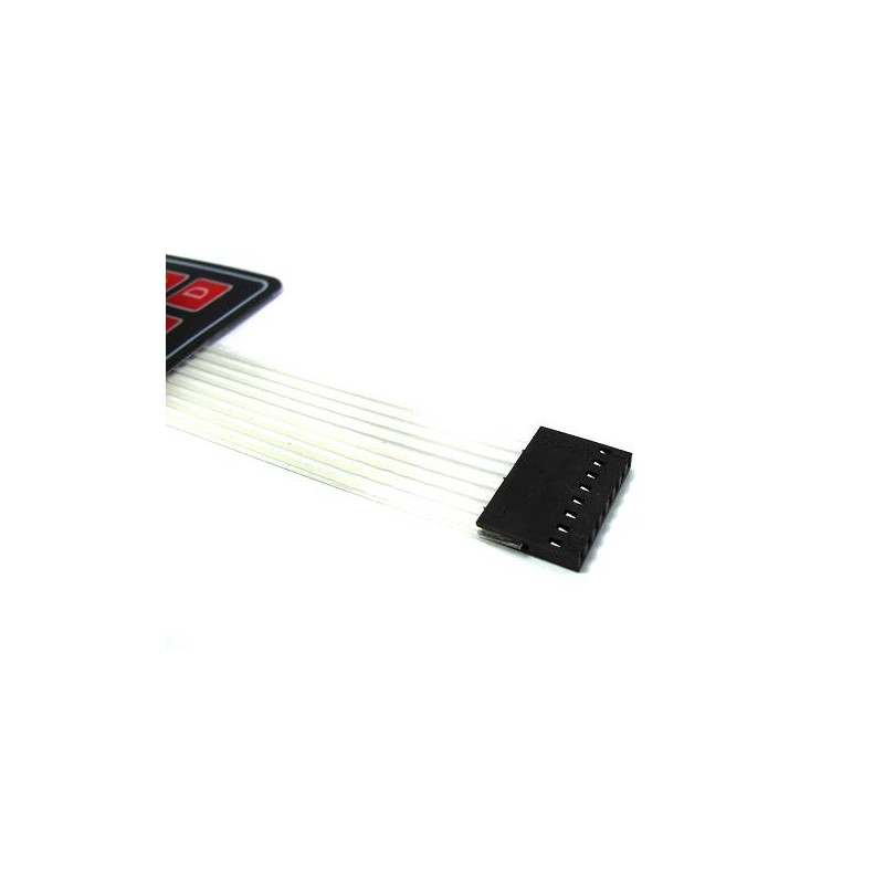 Keyb Small Sealed Membrane 4X4 button pad with sticker