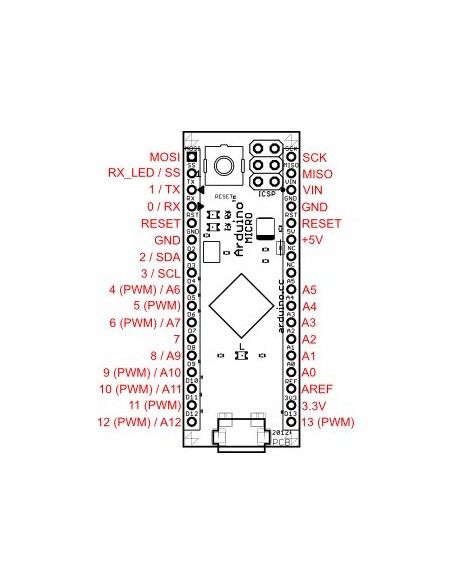 Arduino Micro (without headers)