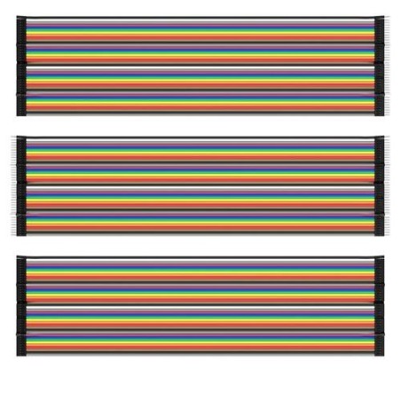 200mm splittable jumper wires M2M/ F2M / F2F (200mm 40 pins) (120 pcs ...