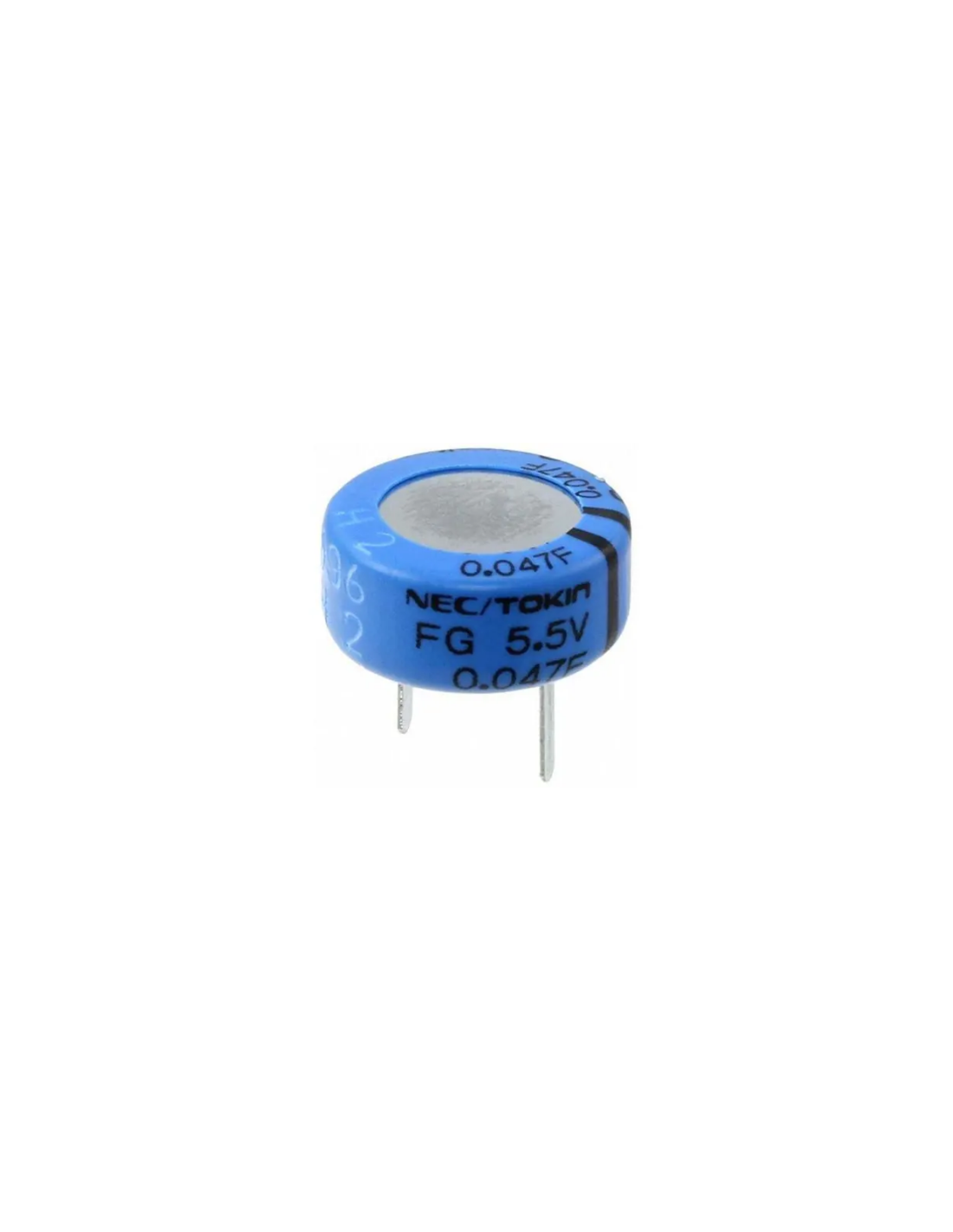 Supercapacitor, 47000μF, 5.5V dc, Through Hole, 11 (Dia.) X 5.5mm
