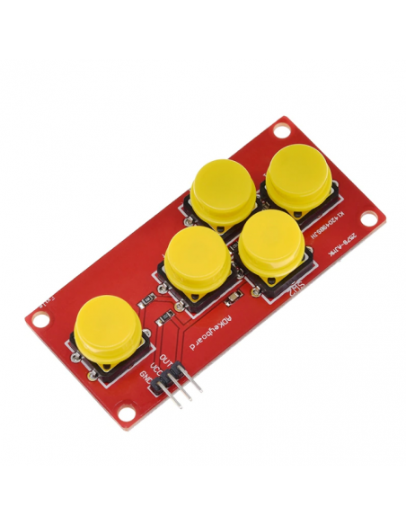 Ad Keyboard Simulate 5 Key Module Analog Button Pour Arduino Sensor 7035