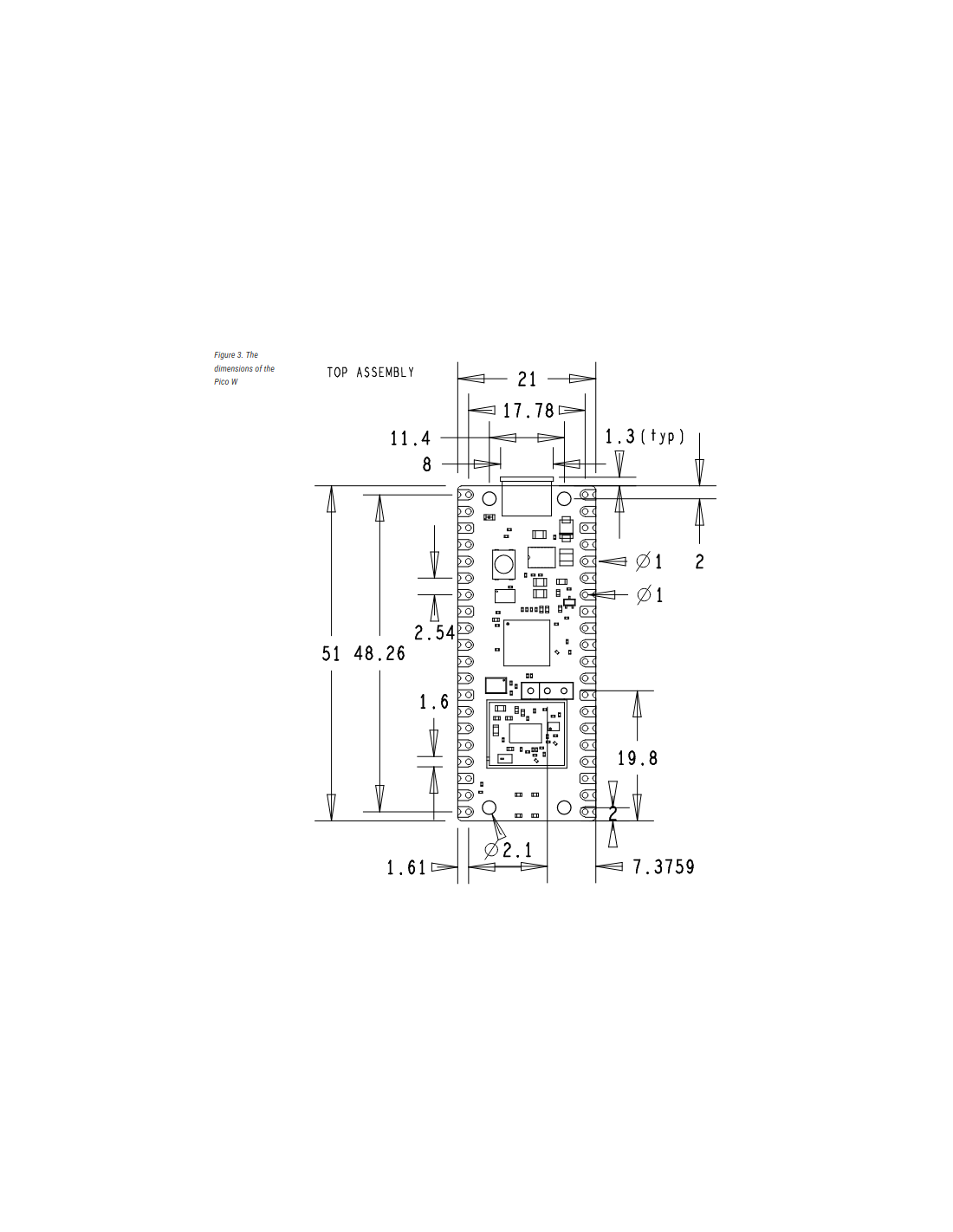 Raspberry Pi Pico W CYW43439 d'Infineon