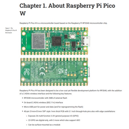 Raspberry Pi Pico W - RP2040 + Wi-Fi CYW43439 | HackSpark
