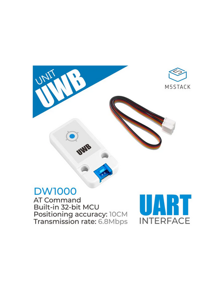 UWB Dispositif de positionnement intérieur à bande ultra-large DW1000, M5Stack