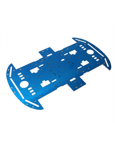 châssis en alliage d'aluminium de 1.5mm 4WD à quatre roues motrices,