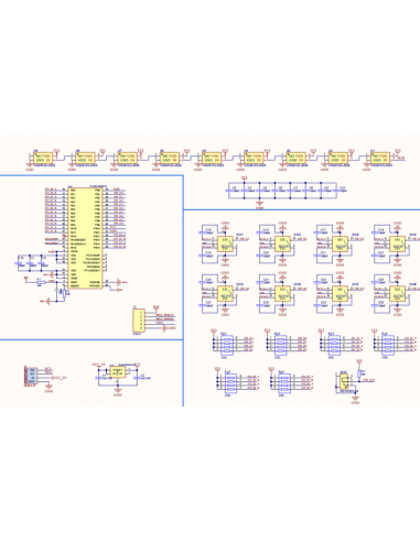 Codeur rotatif 8 canaux à puce STM32, M5Stack Encodeurs