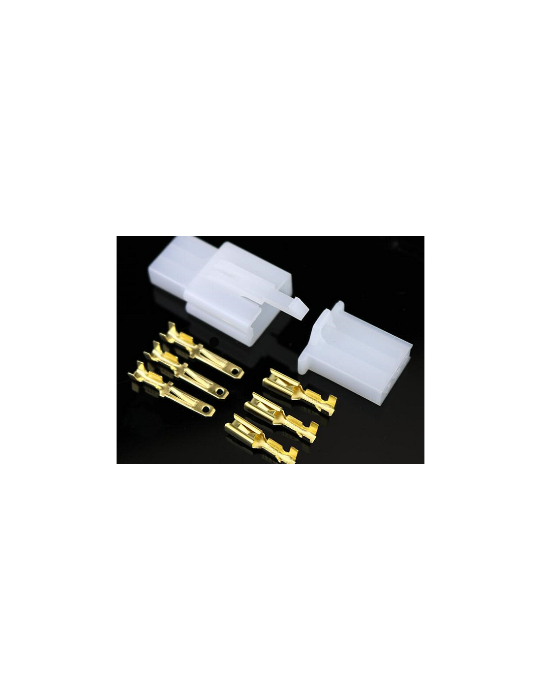 3 broches M/F Connecteur de fil électrique automobile, 2.8mm