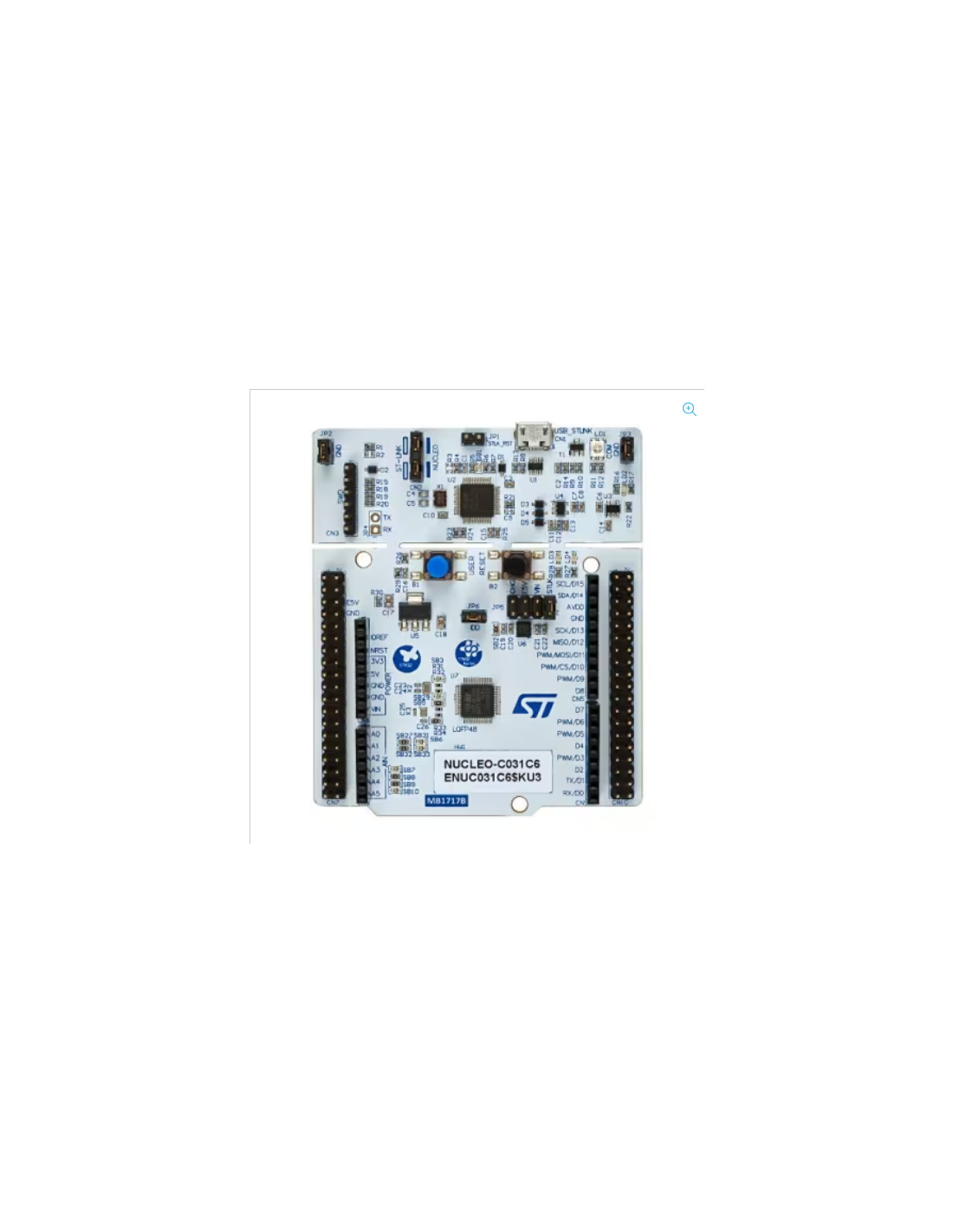 Stm32 Nucleo 64 Avec Mcu Stm32c031c6 Prend En Charge La Connectivité Arduino Et St Morpho
